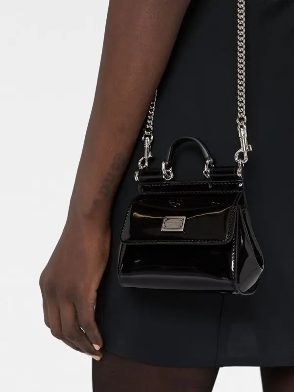Dolce & Gabbana Logo-plaque Leather Mini Bag