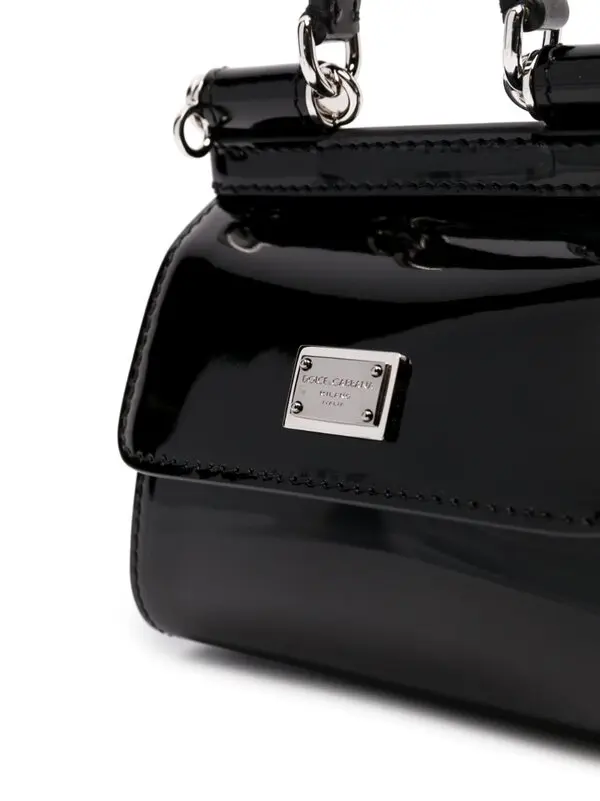 Dolce & Gabbana Logo-plaque Leather Mini Bag