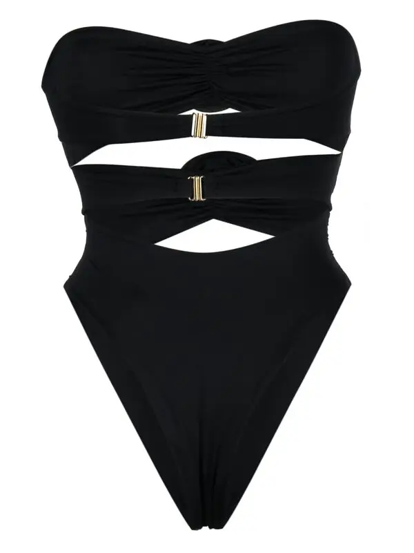 LA REVECHE Gathered-detail One-piece