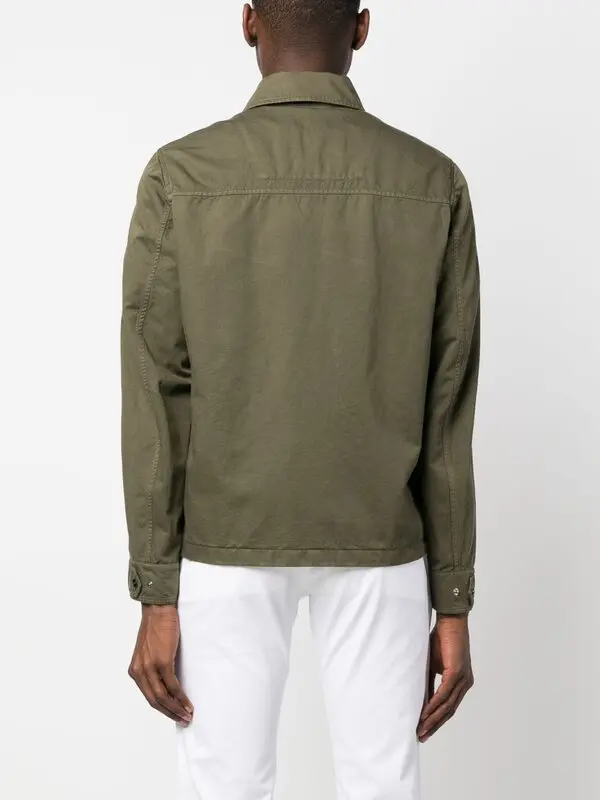 Herno Cotton-blend Button-up Shirt - Green