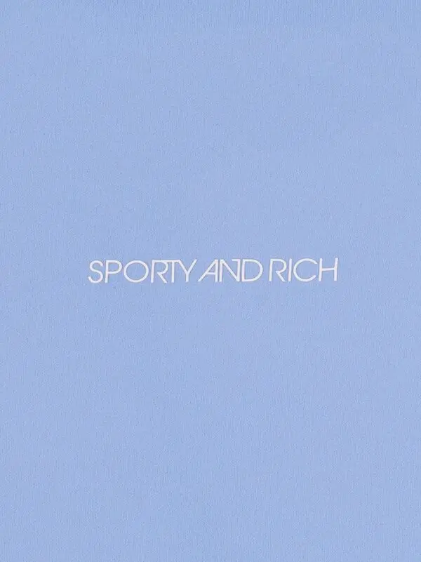 SPORTY & RICH Logo-print Zip-up Jacket