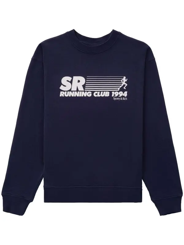 SPORTY & RICH Sr Running Club Sweatshirt