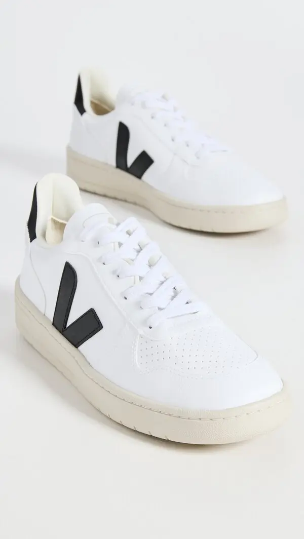 VEJA V-10 Cwl Sneakers - White/black