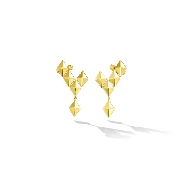 CADAR Python Drop Climber Earrings Small - One-color