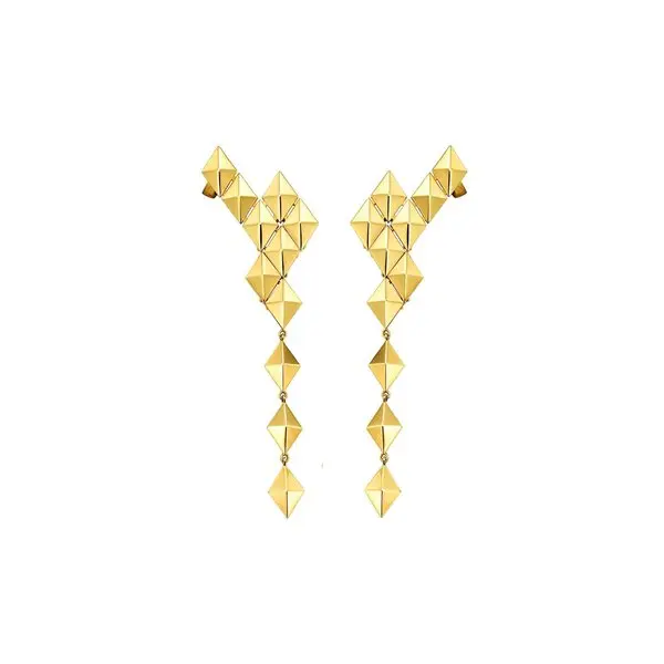 CADAR Python Drop Climber Earrings - One-color