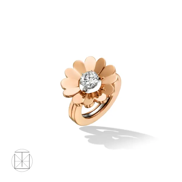 CADAR Endless Tu Rose Gold Ring - One-color