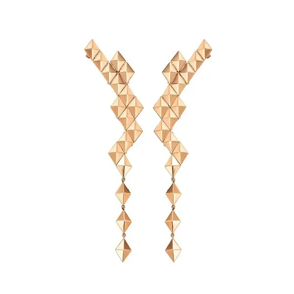 CADAR Python Drop Climber Clip Earrings - One-color