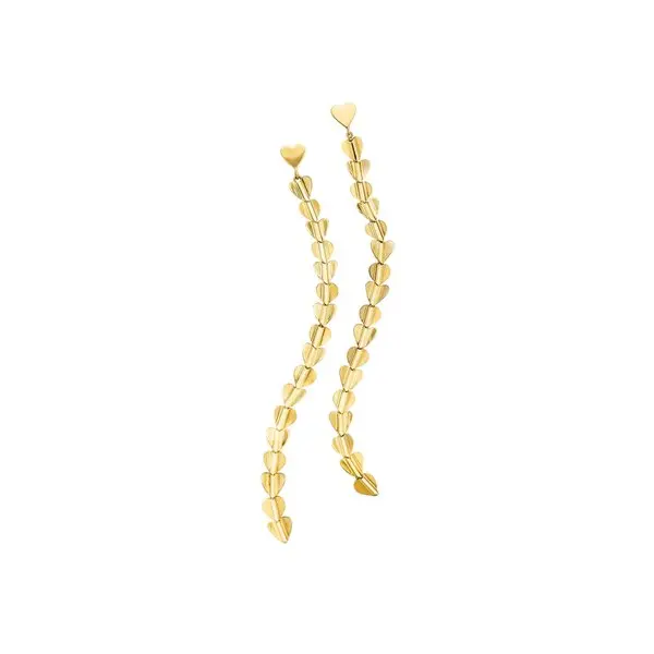 CADAR Wings Of Love Small Heart Drop Earrings - One-color