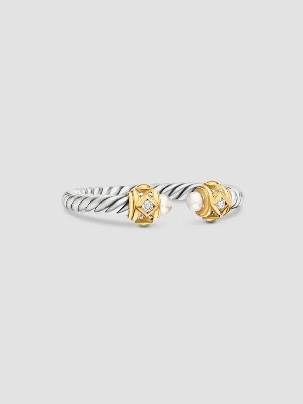 David Yurman Renaissance Ring In Sterling - Pearl
