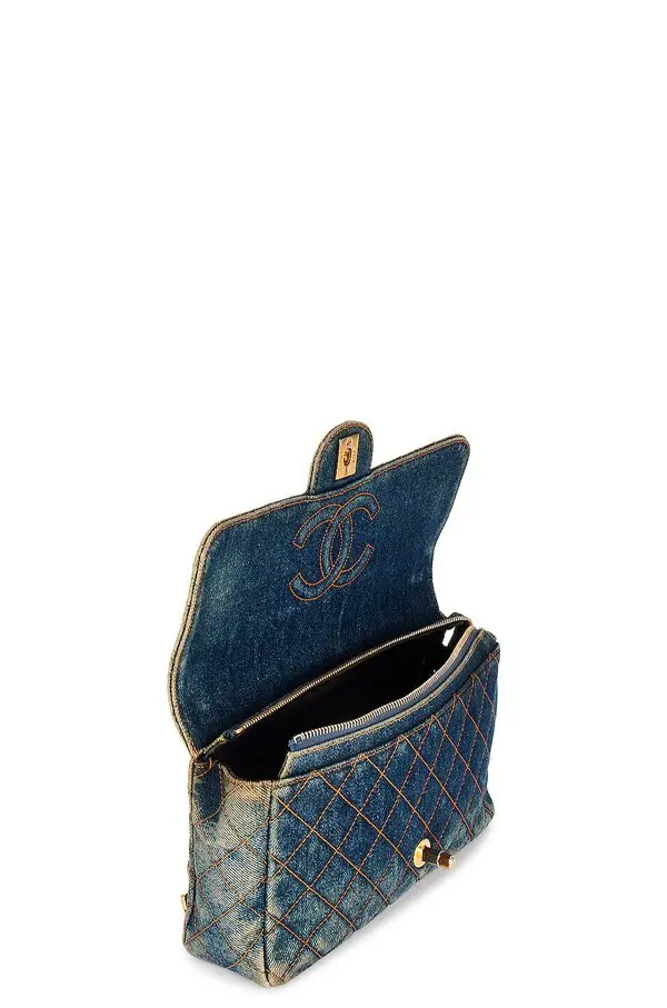 Chanel Denim Vintage Flap Backpack