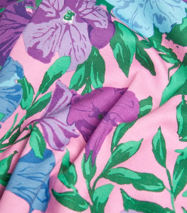 Max Mara Floral Panelled Dress