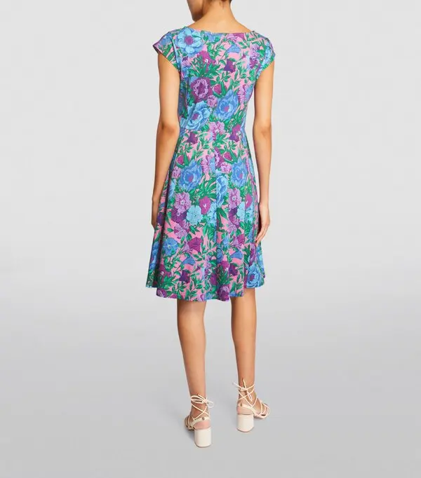 Max Mara Floral Panelled Dress