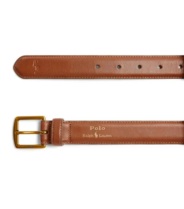 Polo Ralph Lauren Logo Leather Belt