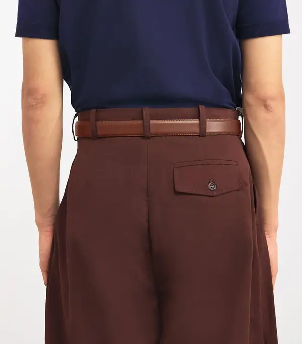 Polo Ralph Lauren Logo Leather Belt