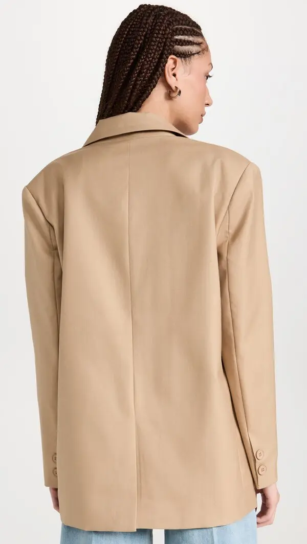 Lioness Single-button Twill Blazer
