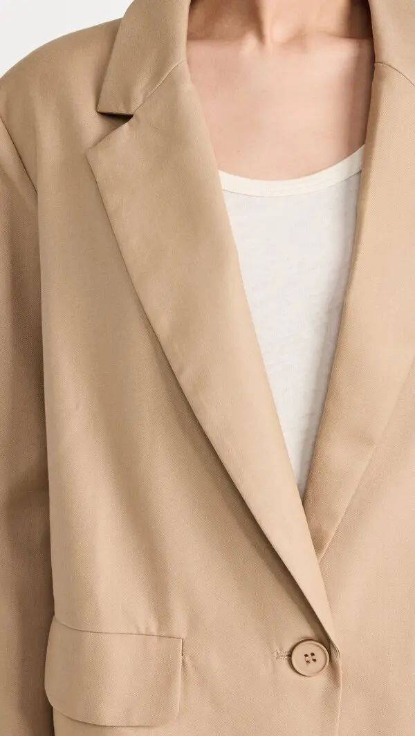 Lioness Single-button Twill Blazer