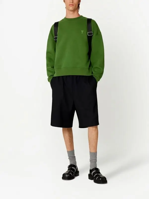 AMI Paris De Coeur Track Shorts