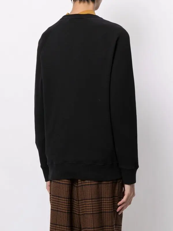 CAFÉ KITSUNÉ Logo-print Cotton Sweatshirt