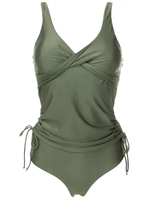 LYGIA & NANNY Bruma Twisted Tankini Set - Green