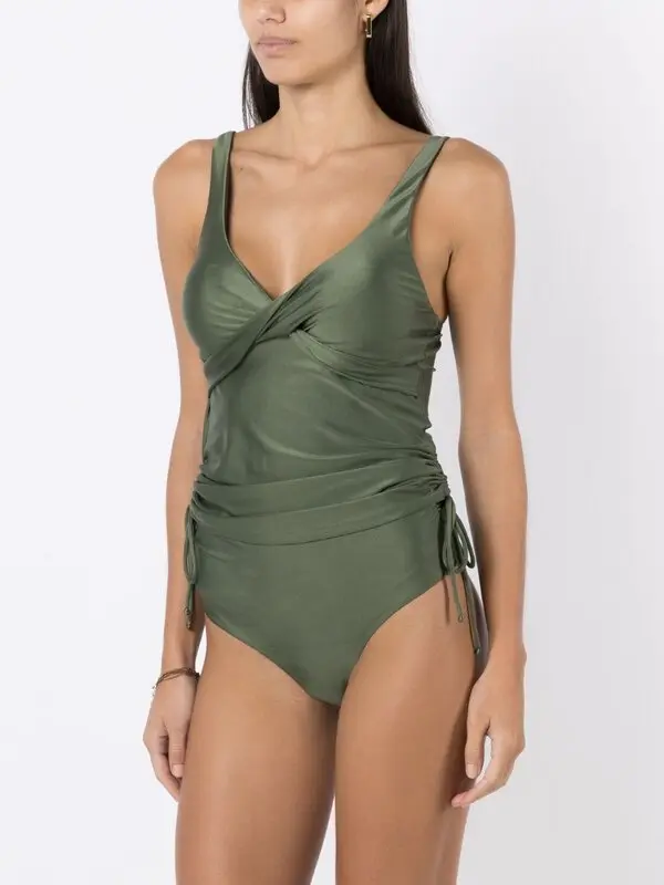 LYGIA & NANNY Bruma Twisted Tankini Set - Green