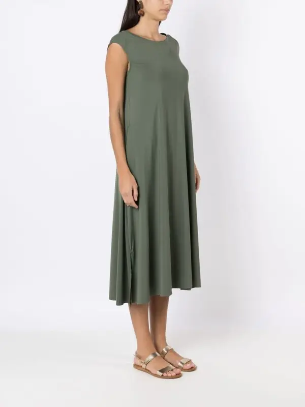 LYGIA & NANNY Tie Shift Midi Dress - Green