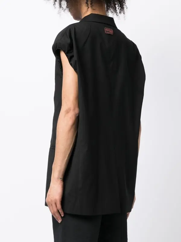 Raf Simons Single-breasted Sleeveless Blazer