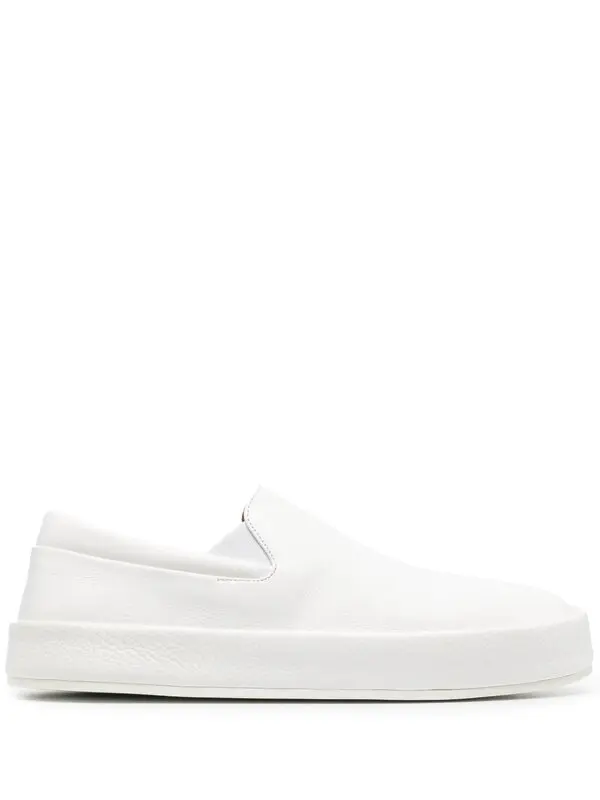 Marsèll Cassapelle Leather Slip-on Sneakers - White