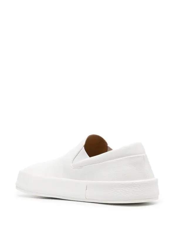Marsèll Cassapelle Leather Slip-on Sneakers - White