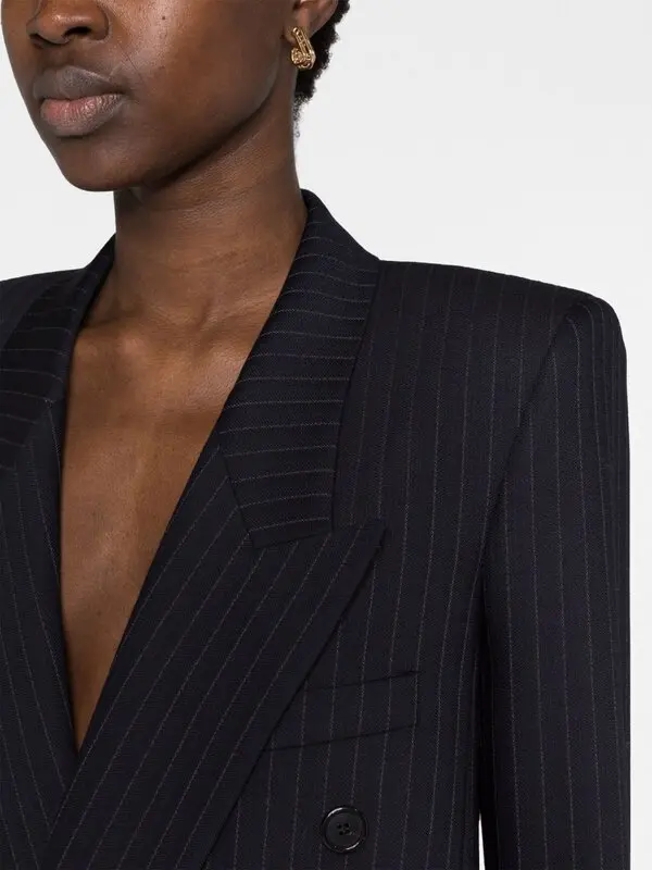 Saint Laurent Pinstripe Double-breasted Blazer