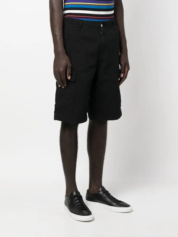 Carhartt Work In Progress Cotton Bermuda Shorts - Black