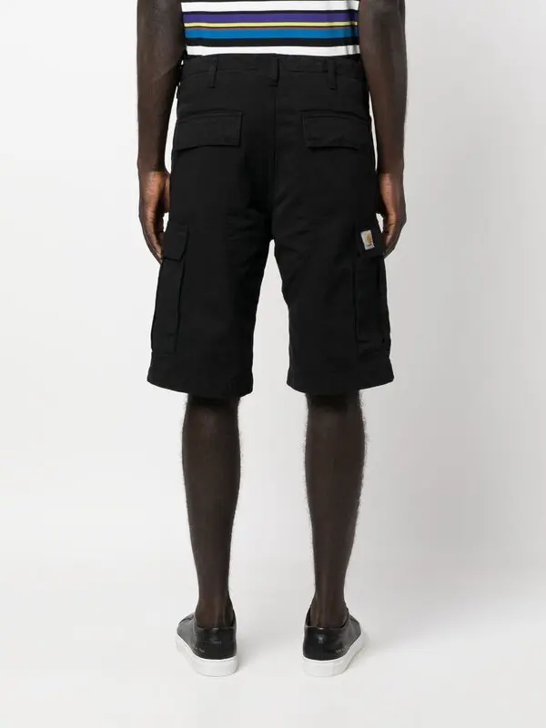 Carhartt Work In Progress Cotton Bermuda Shorts - Black