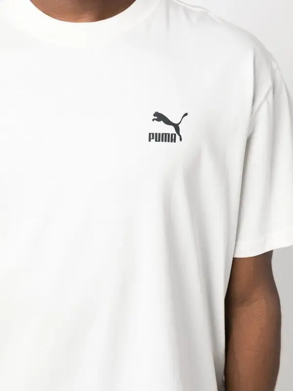 PUMA Ogo-print Cotton T-shirt