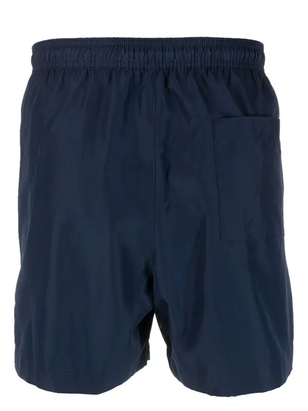 Calvin Klein Logo-print Swim Shorts - Blue