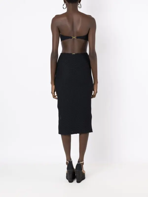 AMIR SLAMA Cut-out Midi Dress