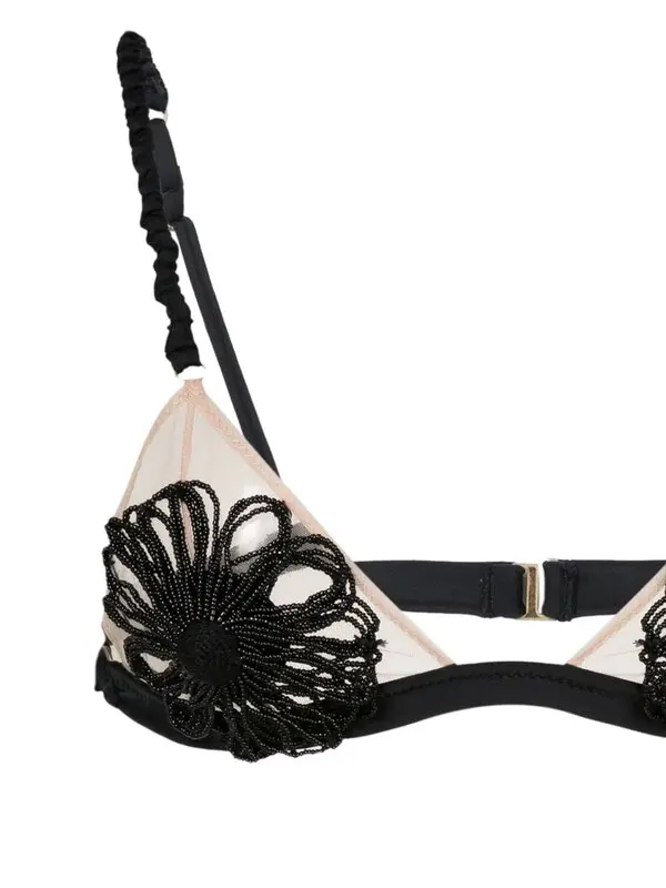 AMIR SLAMA Floral-appliqué Bikini