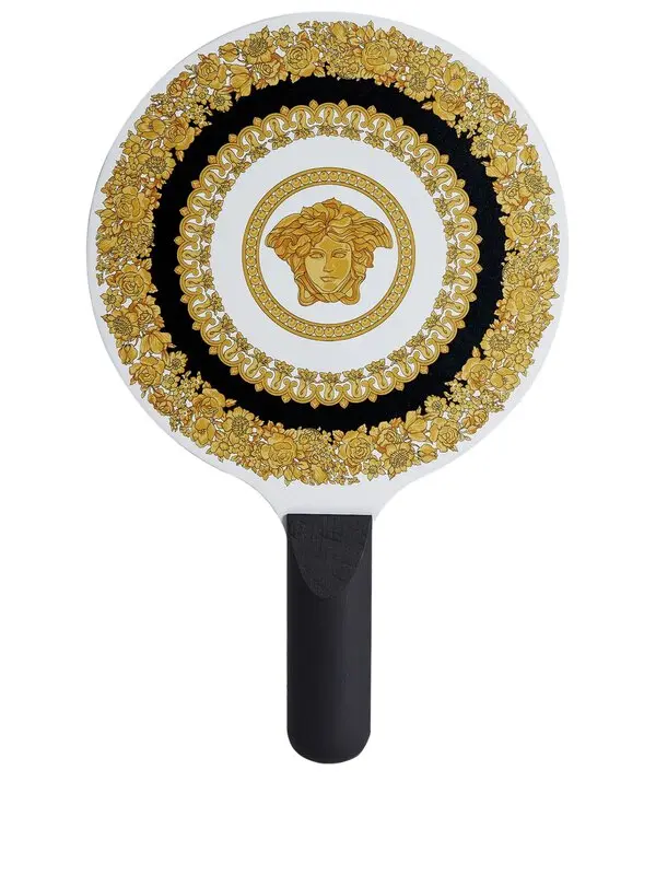 Versace Crete De Fleur Beach Rackets - Black