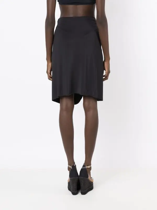 AMIR SLAMA Asymmetric Gathered Skirt