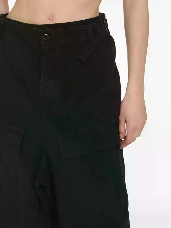 Balenciaga Cargo-pockets Slit Full Length Skirt