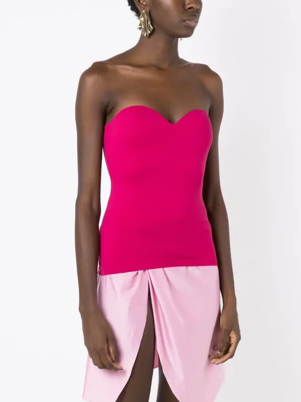 AMIR SLAMA Strapless Tube Top