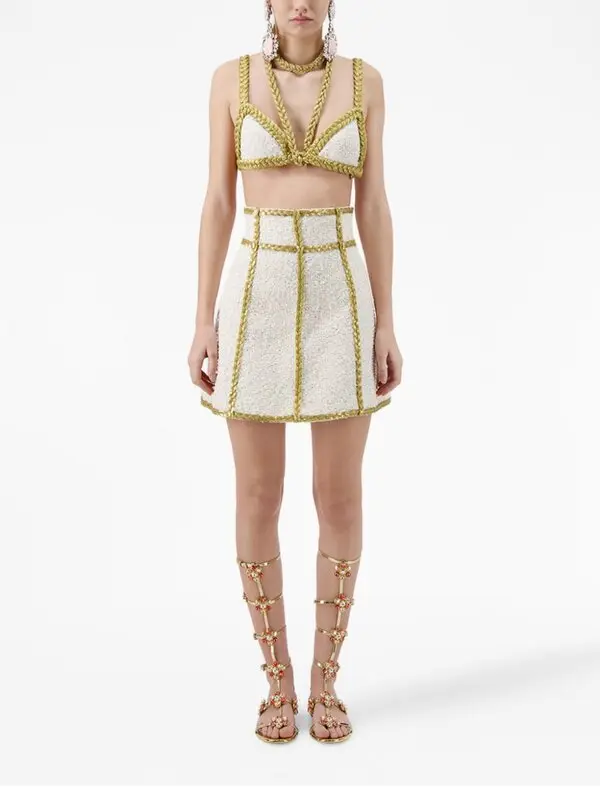 Giambattista Valli Sequin-embellished Miniskirt