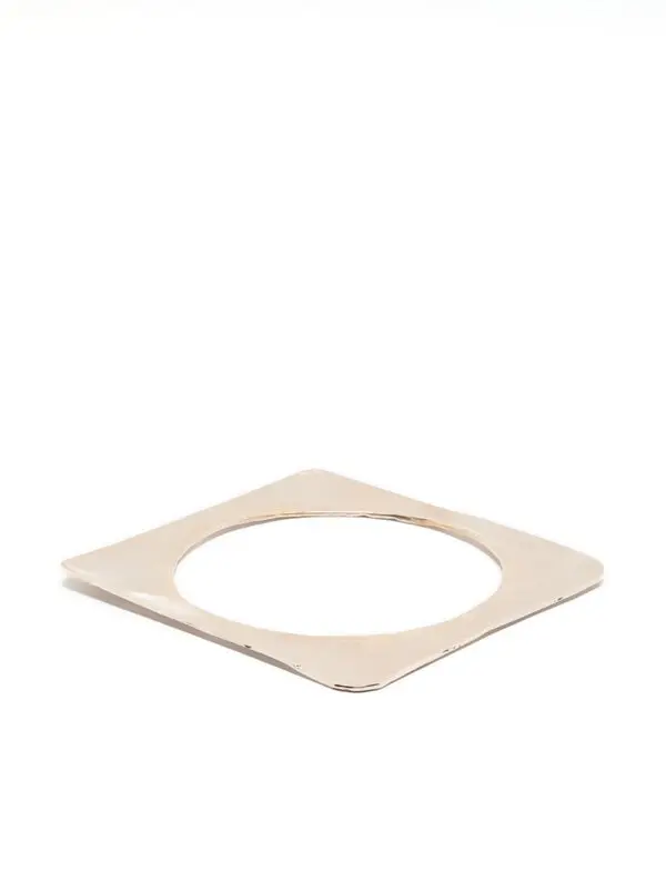 Erika Cavallini Square Bangle Bracelet - Gold