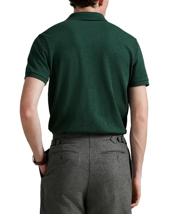 Polo Ralph Lauren Custom Slim Fit Mesh Polo Shirt - Green