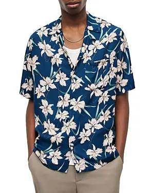 ALLSAINTS Biarritz Relaxed Fit Floral Shirt