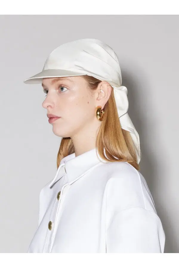 Rosetta Getty Scarf Cap - Red