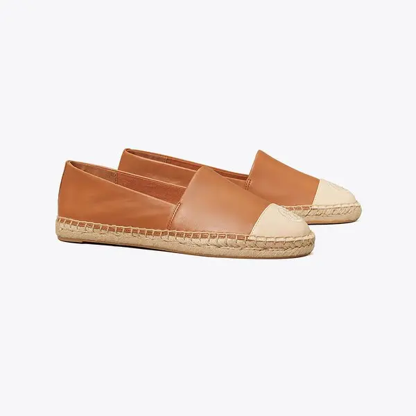 Tory Burch Colorblock Espadrille - Ambra/dulce De Leche