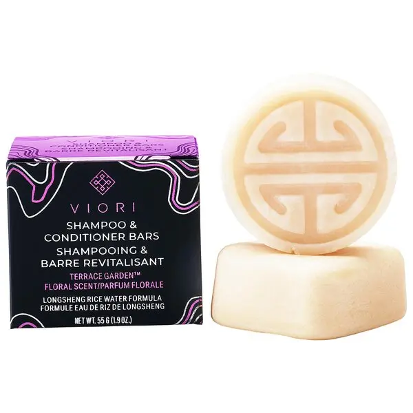 VIORI Mini Terrace Garden Shampoo & Conditioner Bar Set - One-color