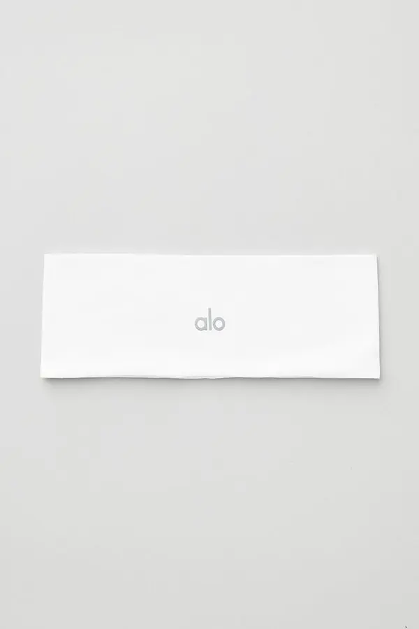 Alo Yoga Performance Conquer Headband - White