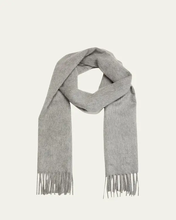 BEGG & CO. Arran Cashmere Fringe Scarf