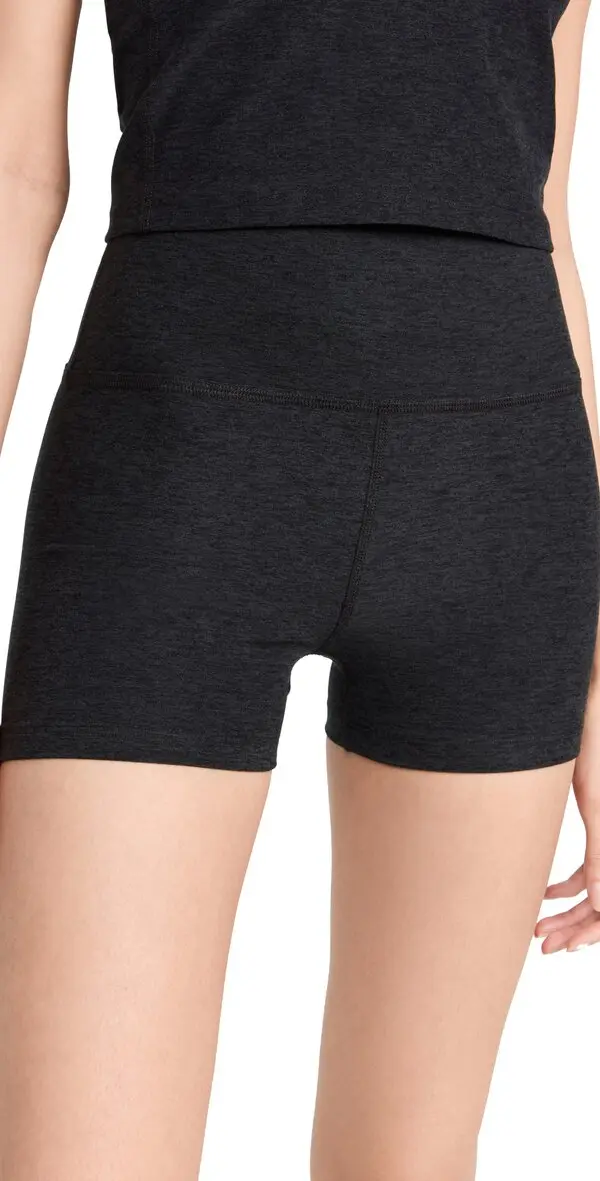 Beyond Yoga Spacedye Run Shorts - Darkest Night
