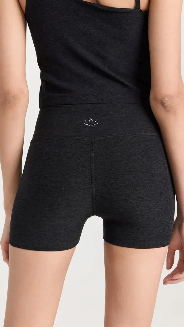 Beyond Yoga Spacedye Run Shorts - Darkest Night